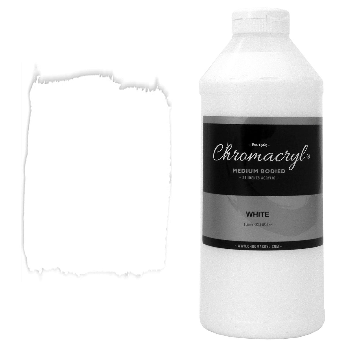 Chromacryl 1 lt White – artistsupplies.com.au